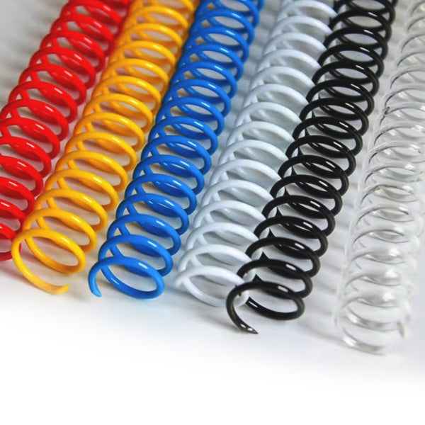 Spiral Coil Binding Supplies by Color - Durable Plastic Coils | MyBinding.com