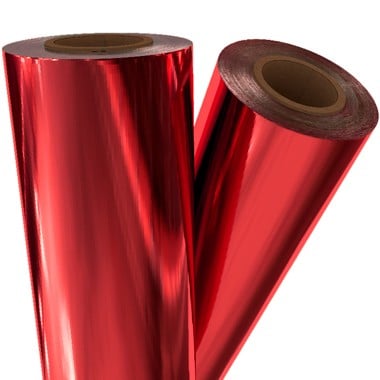 Medium Red Metallic Foil Roll 8" x 100' for Laminating & Fusing ...