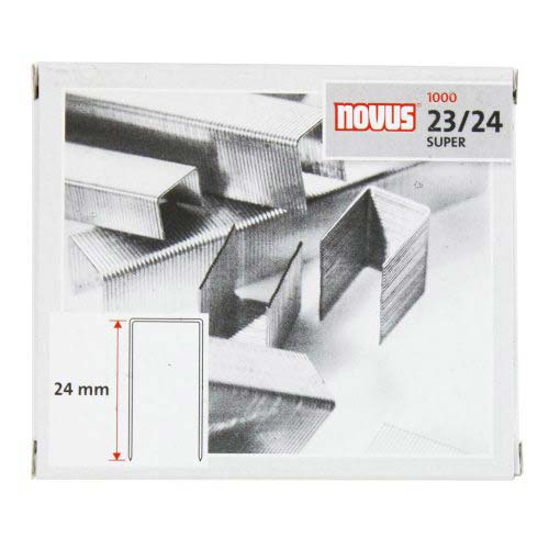Novus 23-24 Super Premium Heavy Duty Staples - 1000pk – MyBinding.com