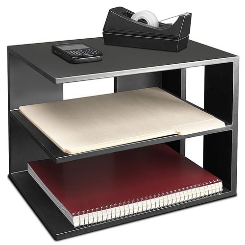 Black wood corner shelf store