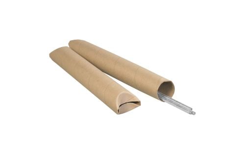 Buy 3" x 48" Kraft Crimped End Mailing Tubes - 24/Case (53BXPS3048K)