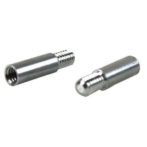 1/2" Silver Aluminum Screw Post Extensions - 100pk