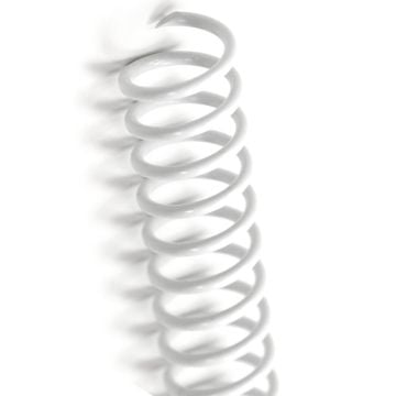 White Spiral Coil